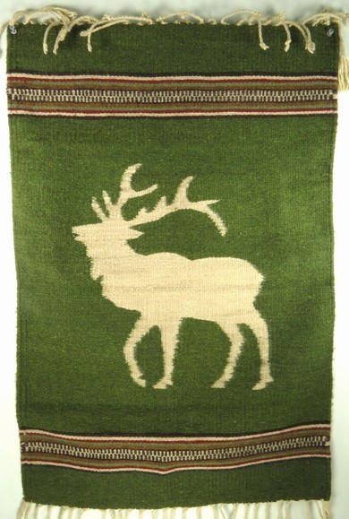 Elk Rug - Zapotec Weaving | EarthView