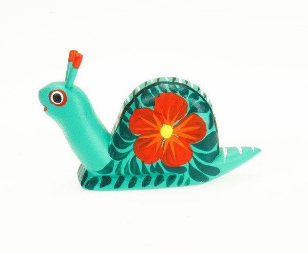 Snail - Oaxacan Wood Carving | EarthView